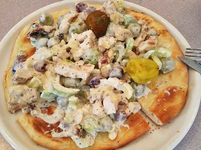 Chicken Salad: A protein-packed masterpiece atop fresh greens that somehow manages to be both satisfying and light &ndash; the unicorn of lunch options.