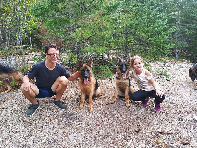 Young adventurers discover the joy of connecting with these intelligent shepherds, creating childhood memories that will last a lifetime.