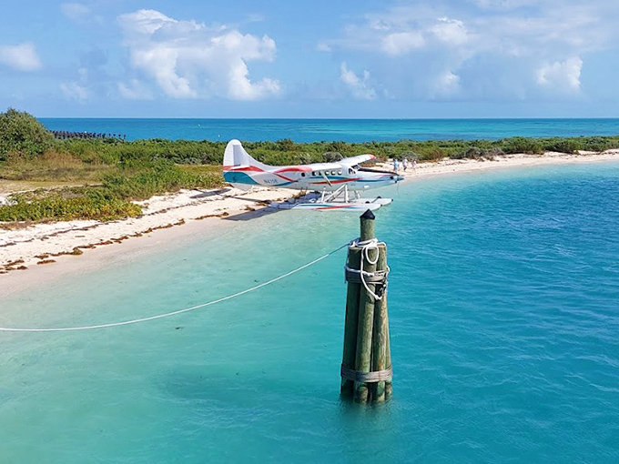 Seaplanes deliver visitors like aquatic pizza delivery – the only difference is this feast is for your eyes, not your stomach.