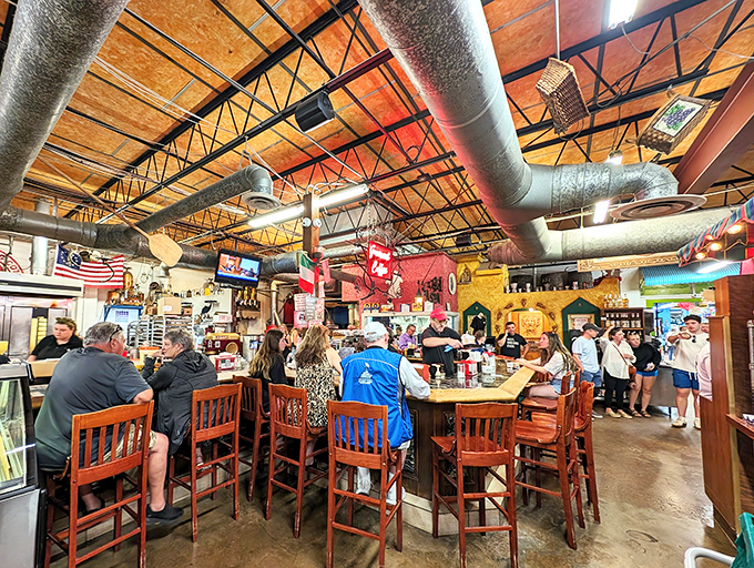 The communal table &ndash; where strangers become friends over shared plates and the universal language of "mmm" transcends all barriers.