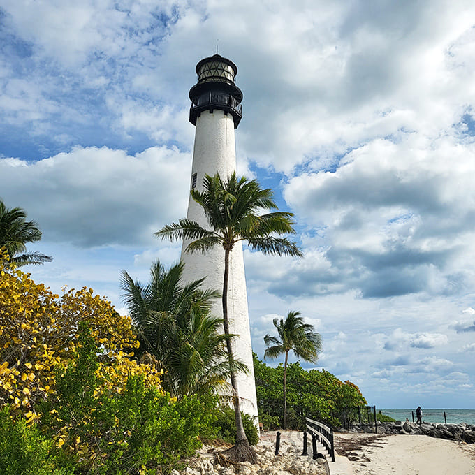 This 1825 lighthouse survived attacks and hurricanes to become the oldest structure in Miami-Dade County, still standing proud today.