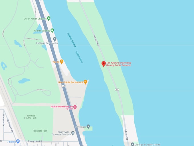 blowing rocks preserve 10 map