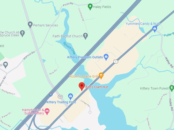 Bob's Clam Hut 10 map