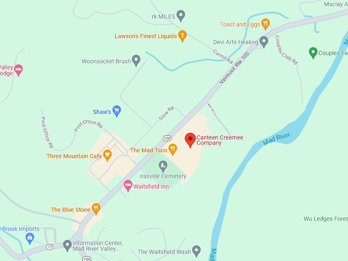 canteen creemee company 10 map