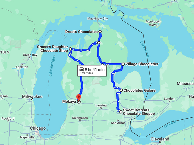 chocolate shops 10 map