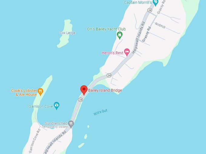 Cribstone Bridge 10 map