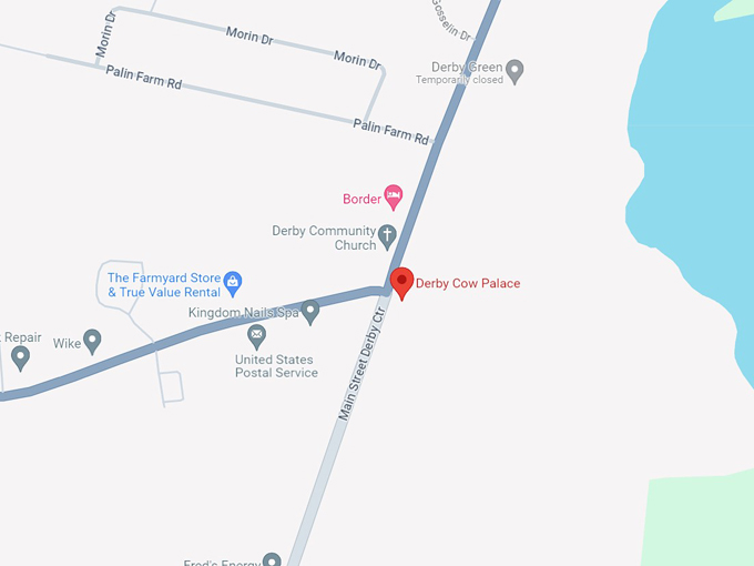 Derby Cow Palace 10 Map