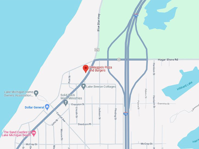 dimaggios pizza and burgers 10 map