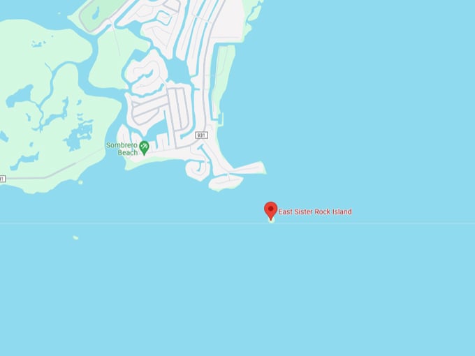 east sister rock 10 map