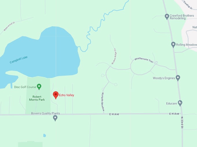 Echo Valley Winter Sports Park 10 Map