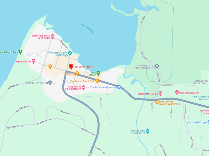 fish creek market 10 map