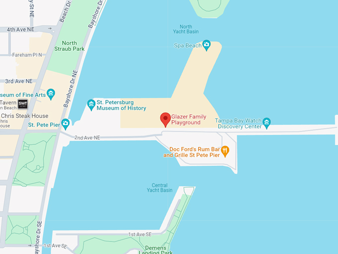 Glazer Family Playground 10 Map