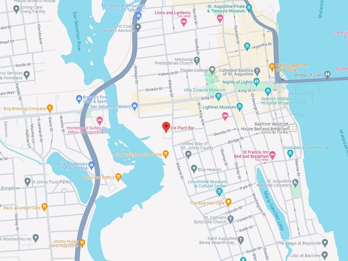 Ice Plant Bar 10 Map