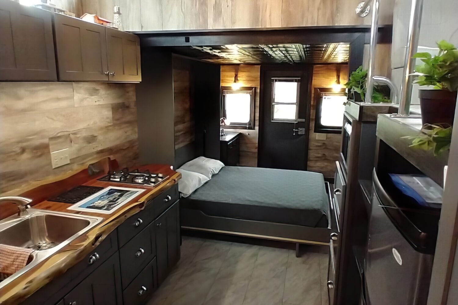 Interior of the caboose