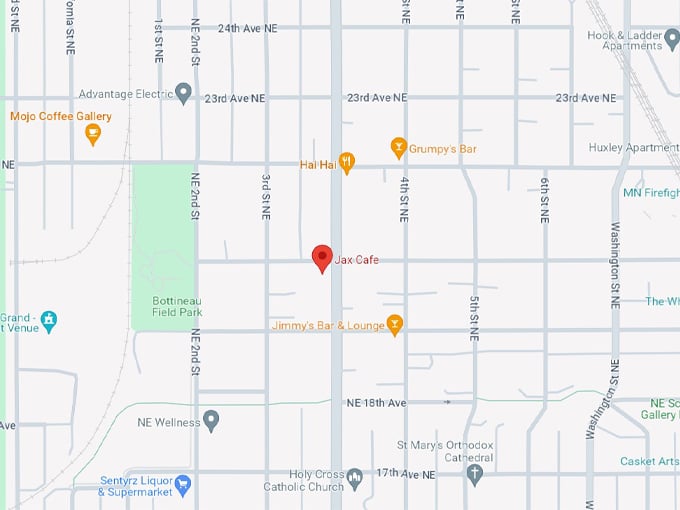 Jax Cafe 10 Map