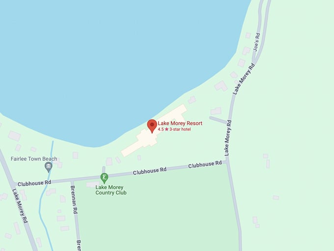 lake morey resort 10 map