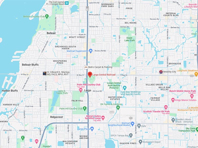 largo central railroad 1 map