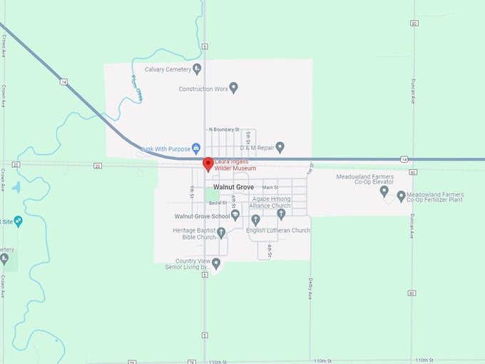 Laura Ingalls Wilder Museum 10 Map