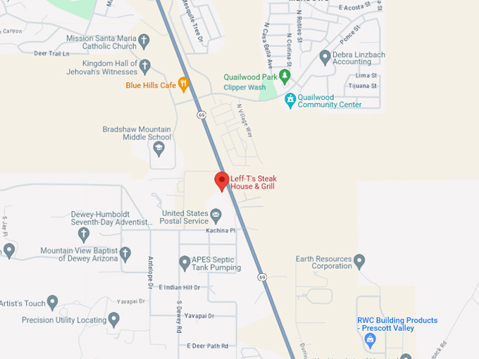 Leff-T's Steak House & Grill 10 map