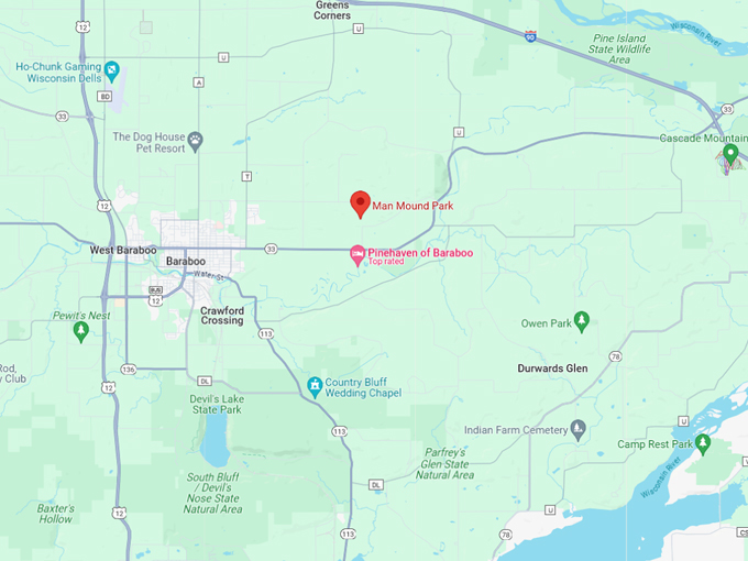 Man Mound Park 10 Map