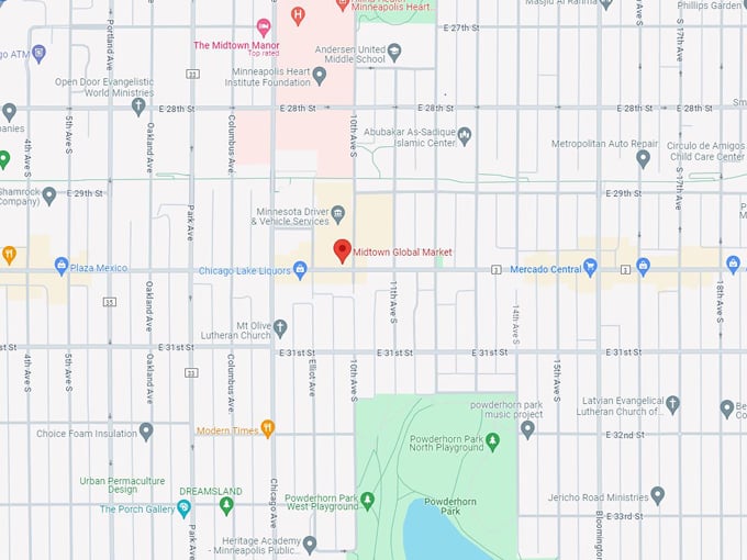 Midtown Global Market 10 Map