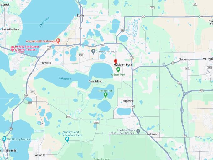 mount dora 10 map