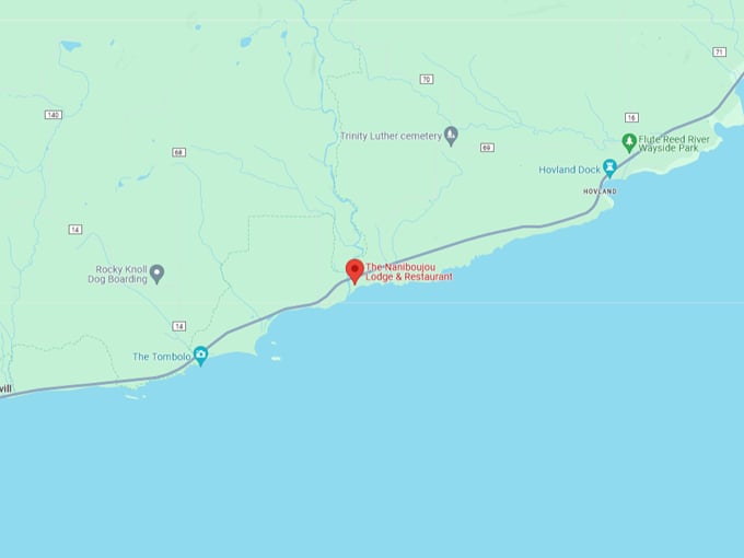 naniboujou lodge 10 map