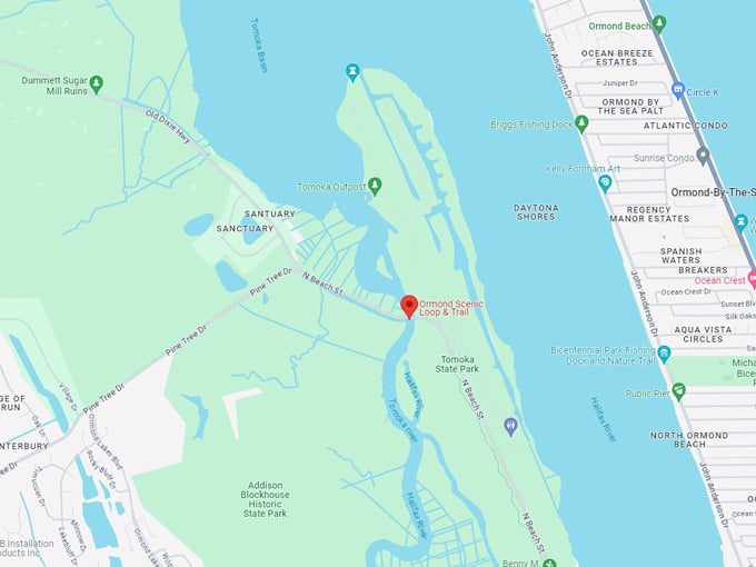 Ormond Scenic Loop & Trail 10 Map