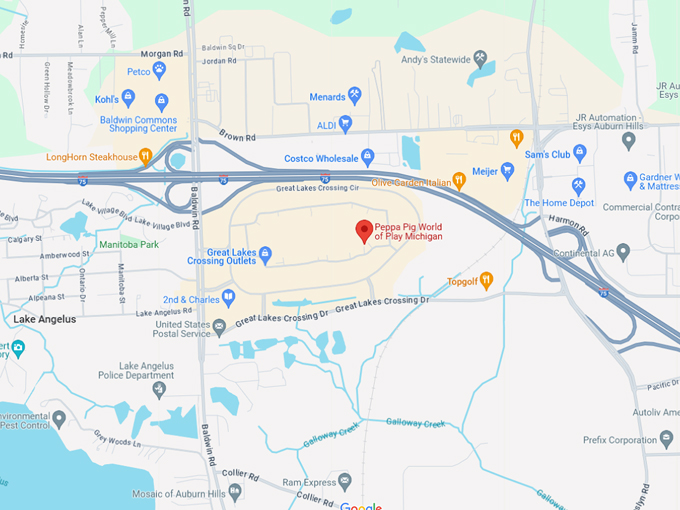 Peppa Pig World of Play 10 Map