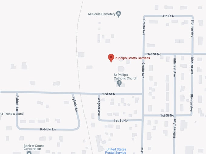 rudolph grotto gardens 10 map