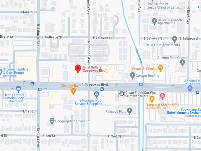 Serial Grillers 10 Map