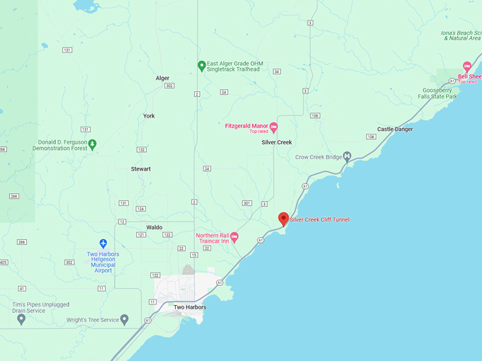 silver creek cliff tunnel 10 map