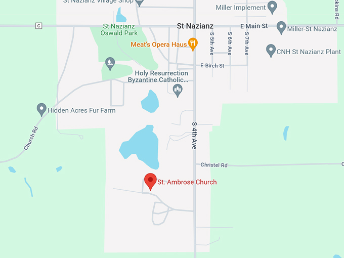 st. ambrose church 10 map