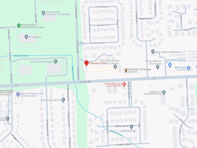Strawberry Fields Restaurant 1 Map