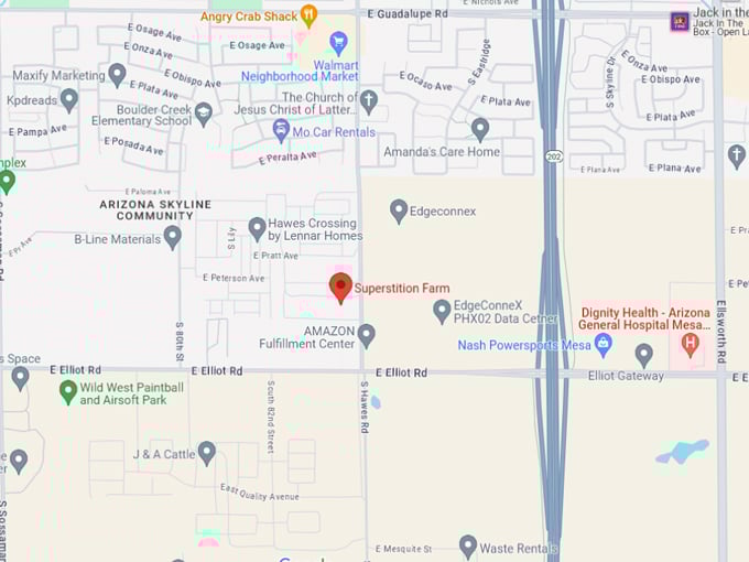 Superstition Farm 10 Map
