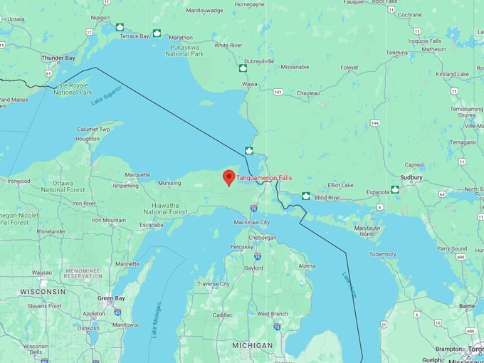 Tahquamenon Falls State Park 10 Map