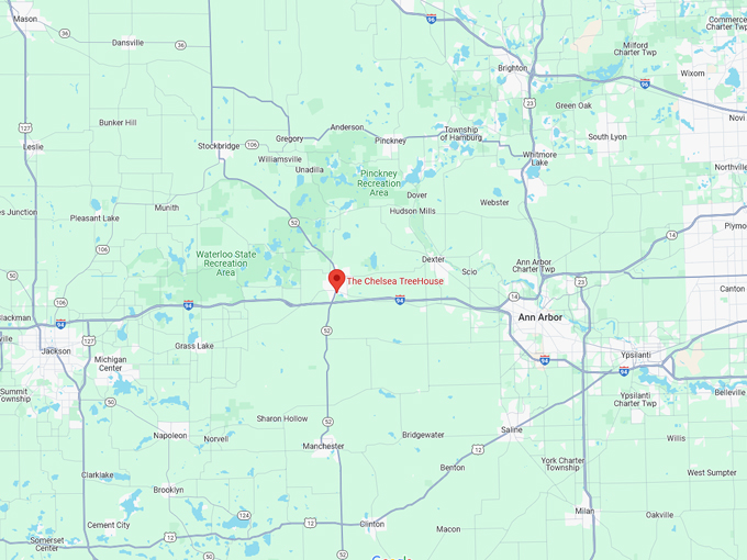 The Chelsea TreeHouse 1 Map