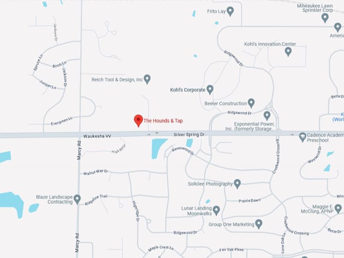 the hounds tap 10 map