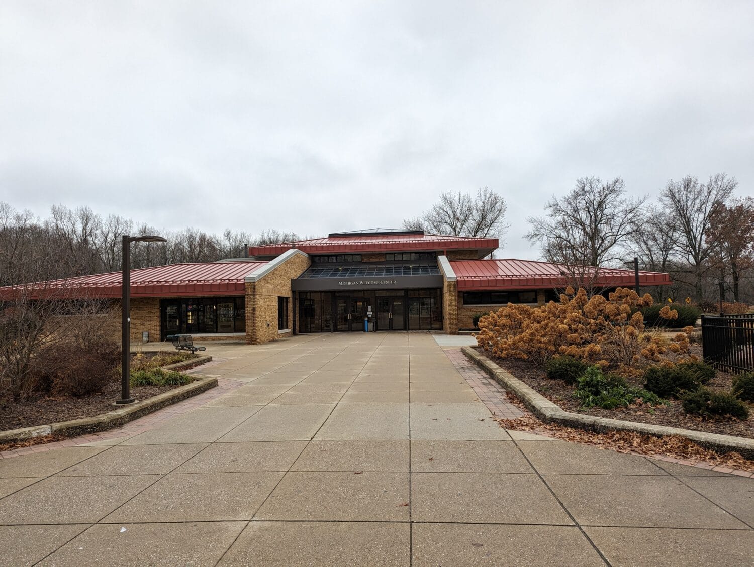 the new buffalo welcome center facade
