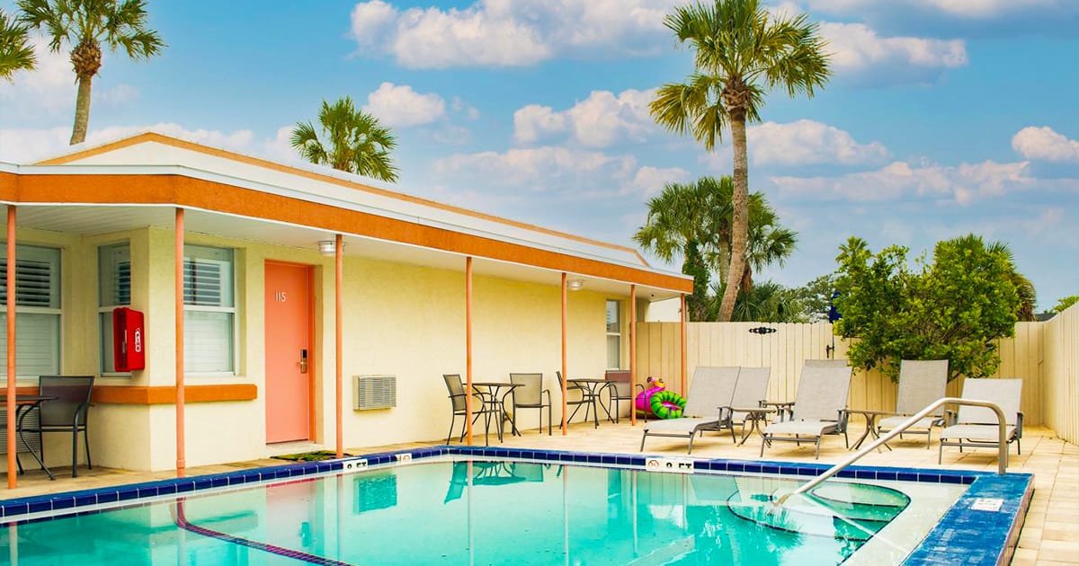 the charming exterior of the local &ndash; st. augustine hotel