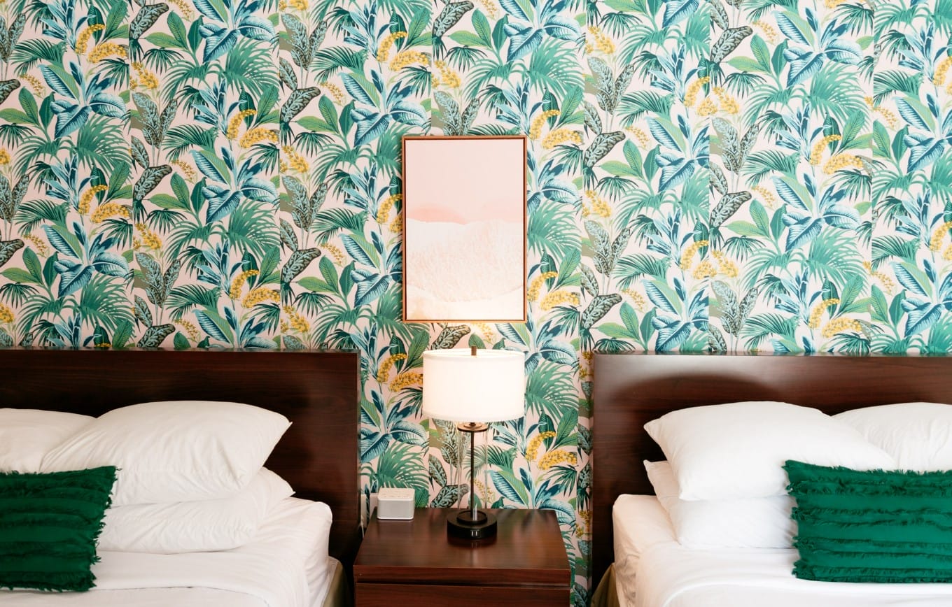 the comfy rooms of the hotel