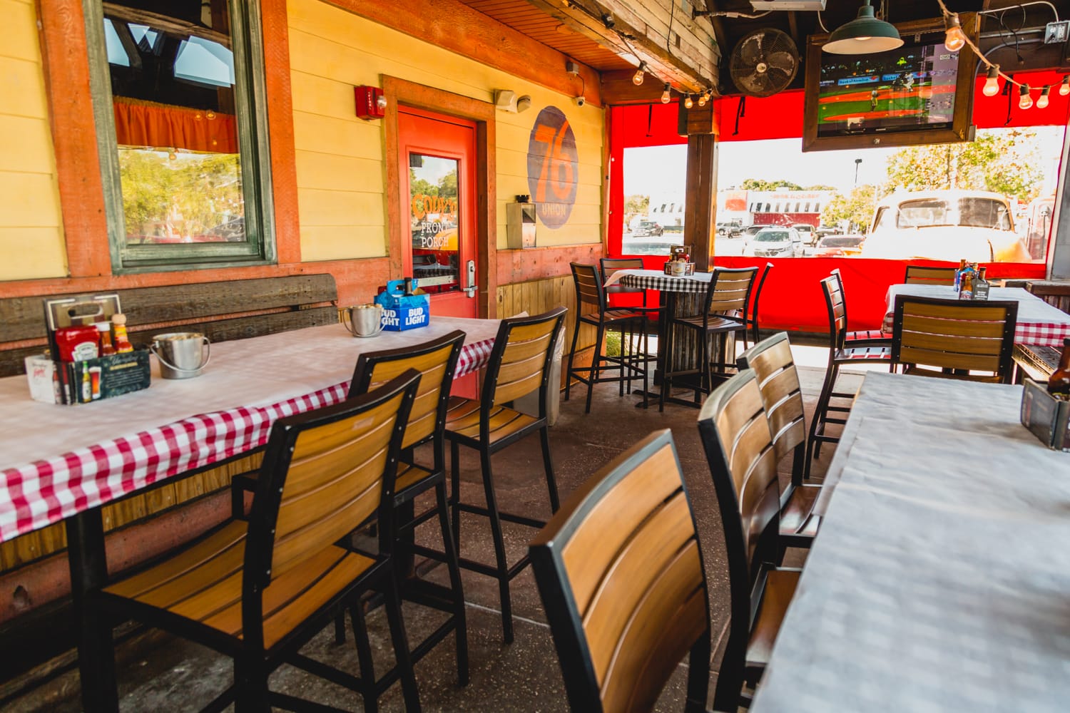 the cozy inside of Codys original roadhouse