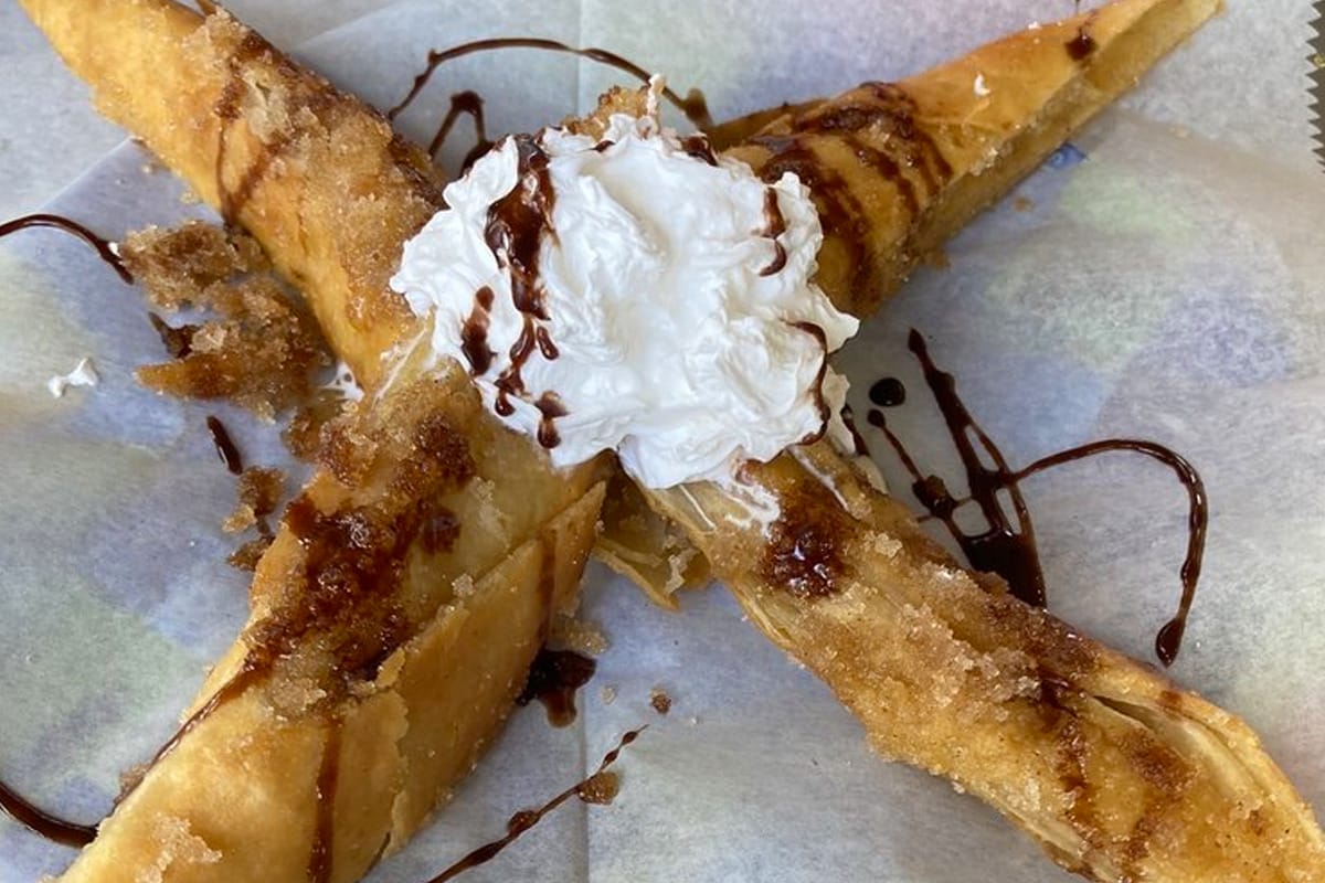 The iconic dessert served in the restaurant