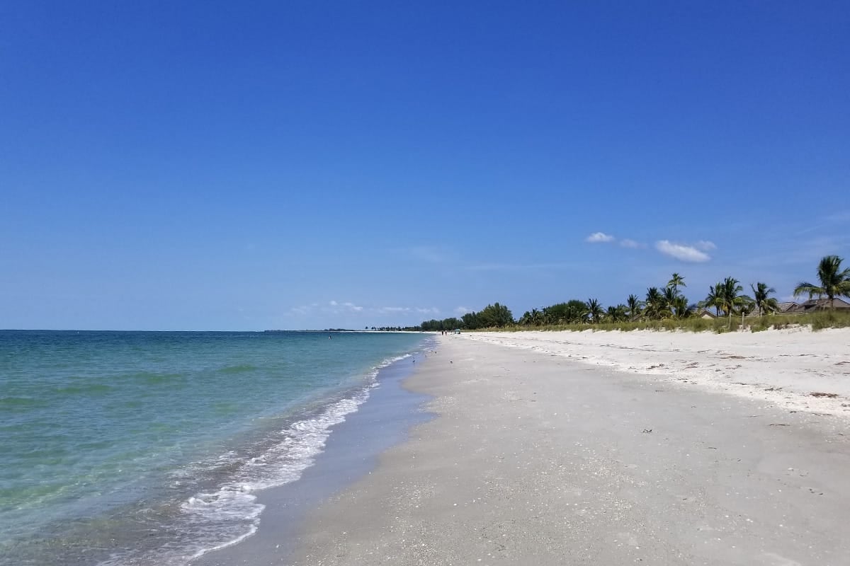 The stunning beach in Captiva Island.
