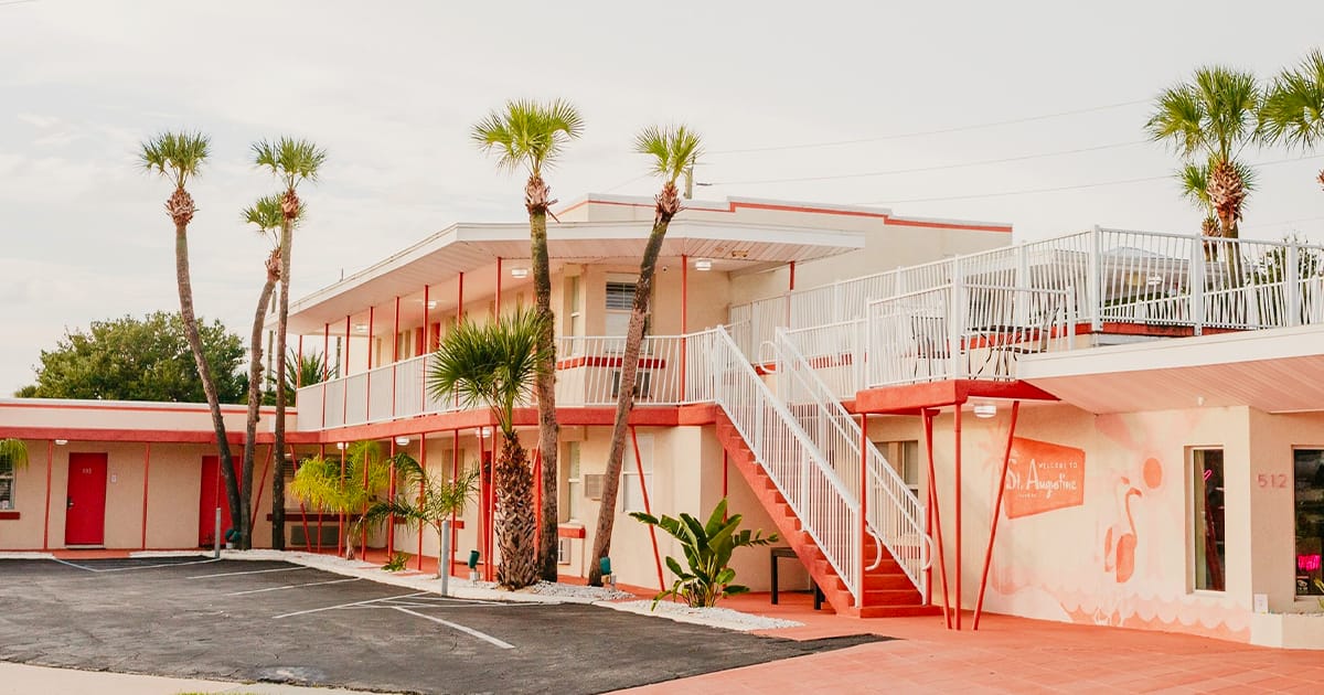 the stunning exterior of the local