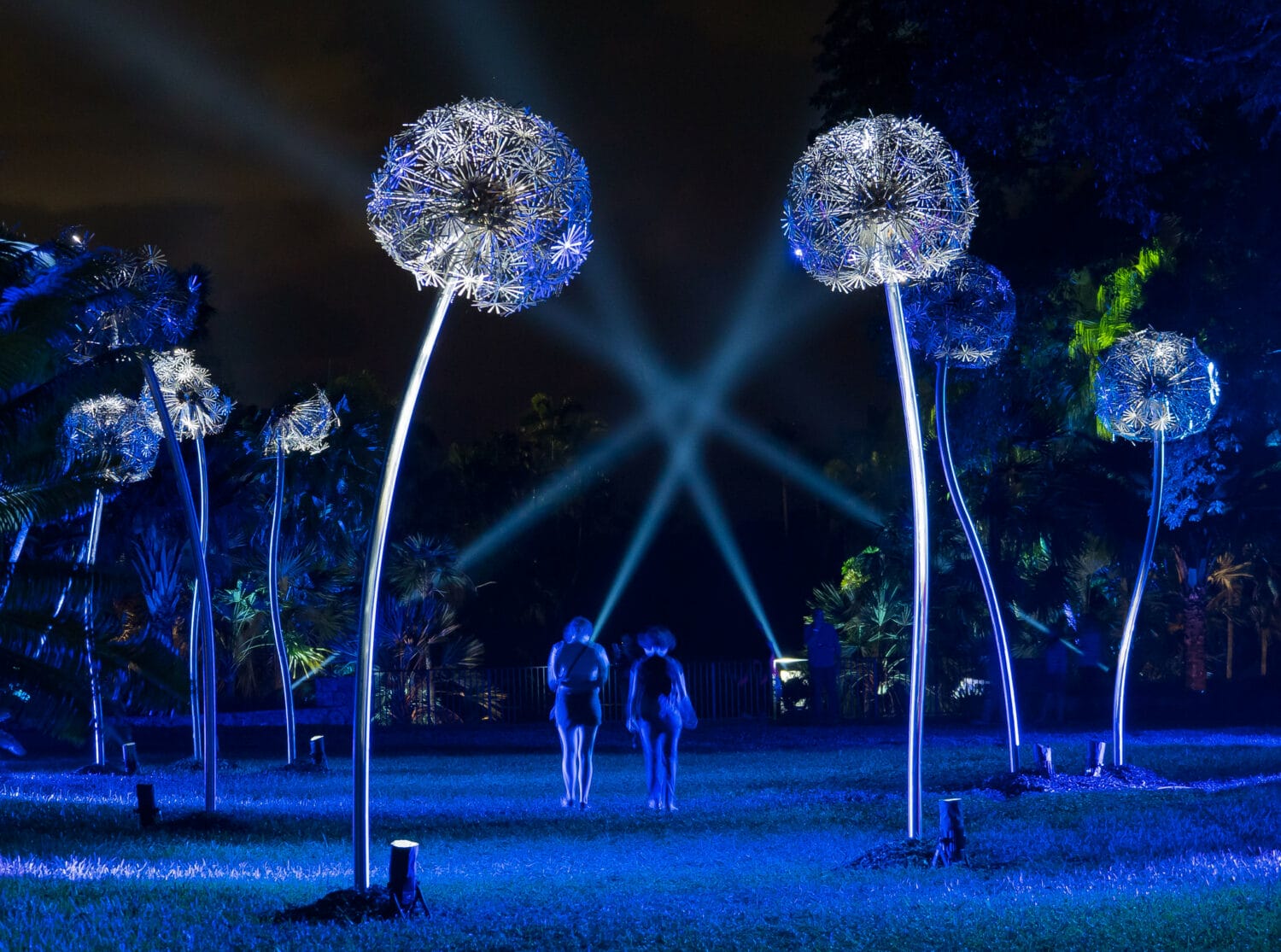 The stunning garden exhibit.