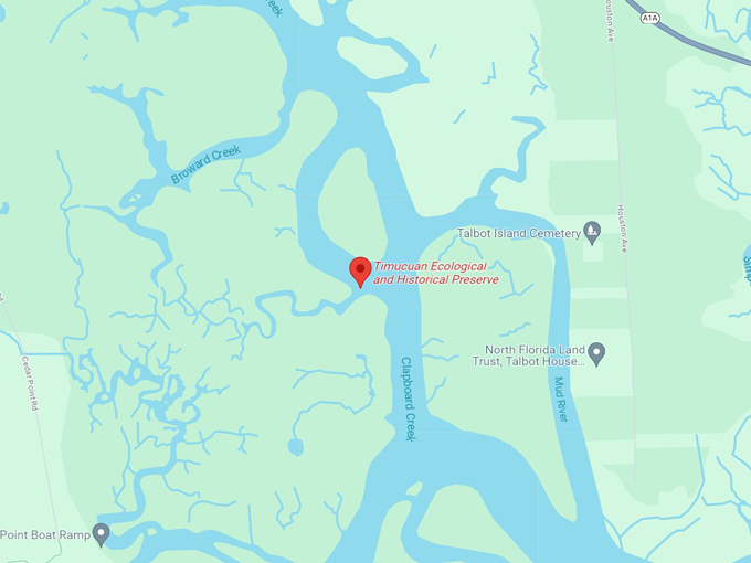 Timucuan Ecological and Historical Preserve 10 Map