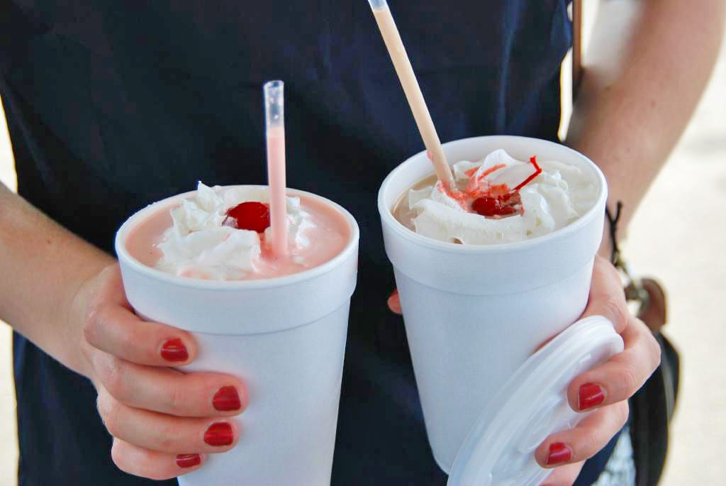 To-go milkshakes.