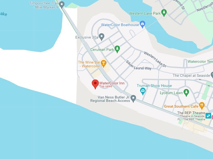 WaterColor Inn 10 Map