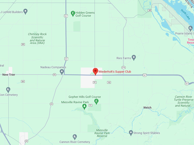 Wiederholt's Supper Club 10 map